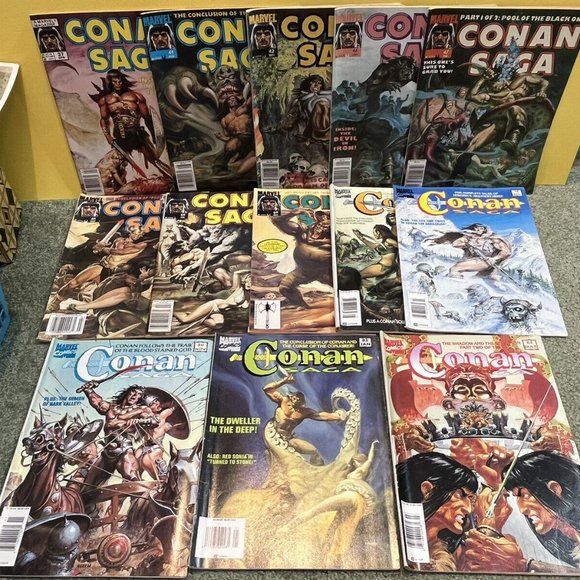 Other | 13 Conan Saga 37 To 84 Stan Lee Sexy Covers Magazine Lot 199 To ...